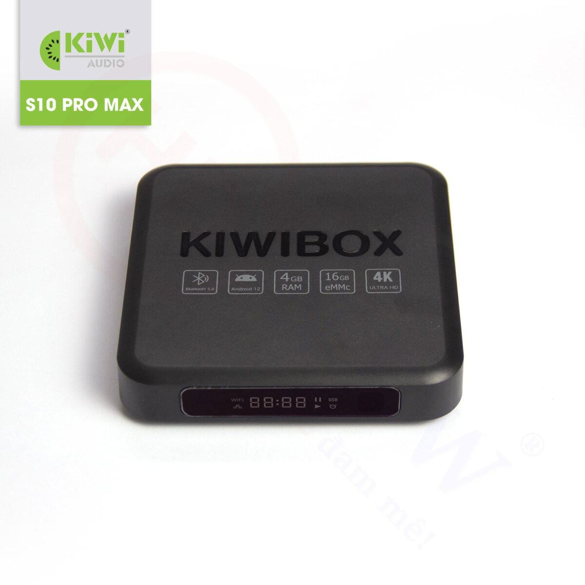 KiwiBox S10 Pro Max 2023 (Android TV 12, điều khiển giọng nói) - HDnew